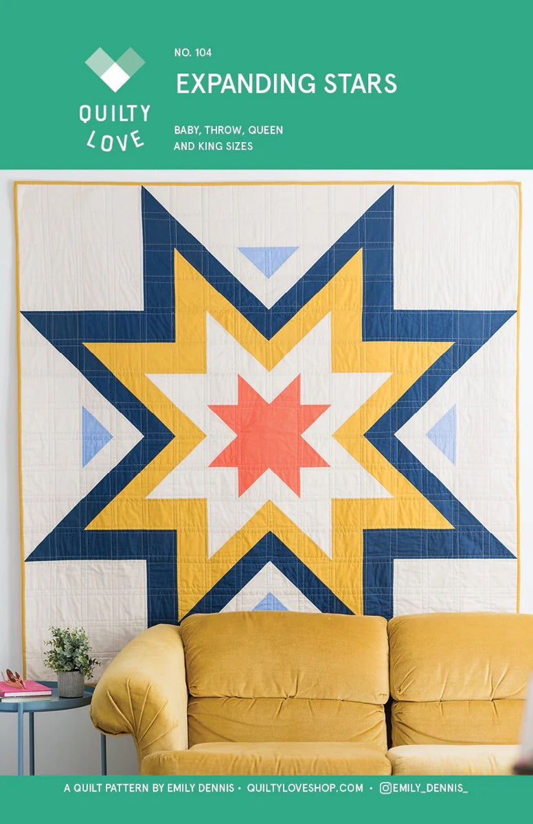Expanding Stars Quilt Pattern – Rosie Girl Quilting